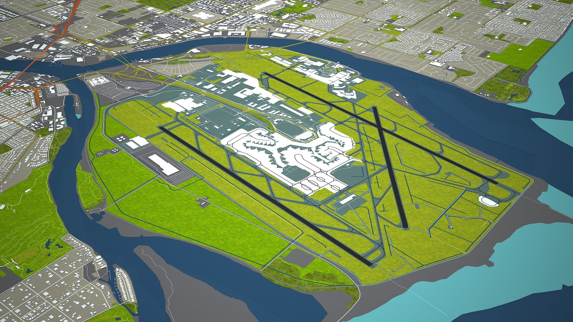 Vancouver Skyline 3D Model - TurboSquid 1557474