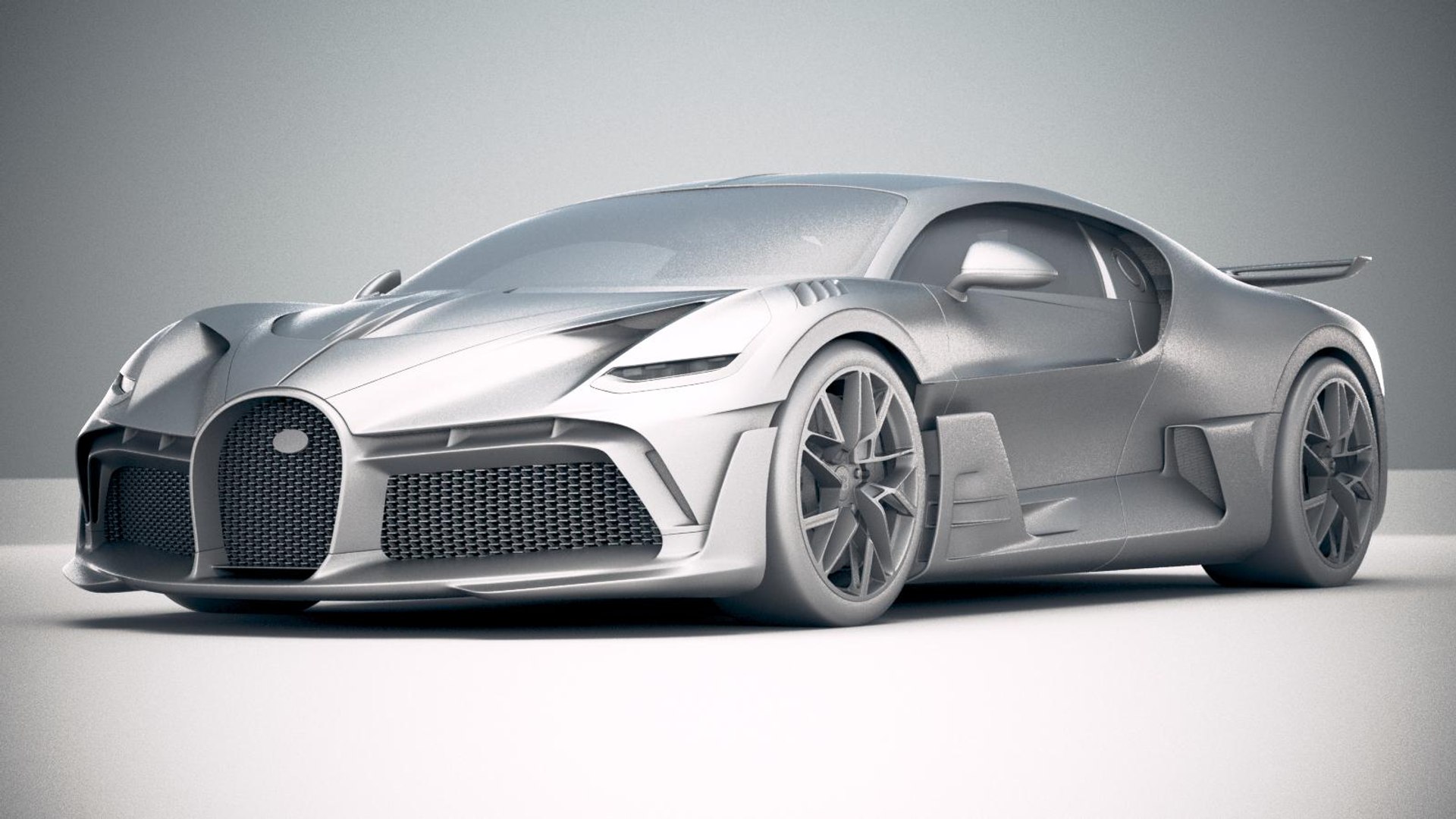 bugatti divo white background