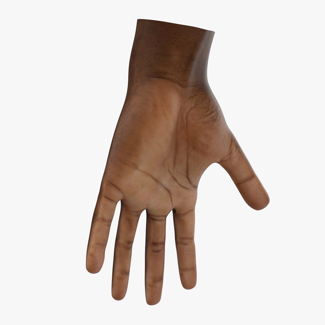 3d Hand Skin Type 6 Model