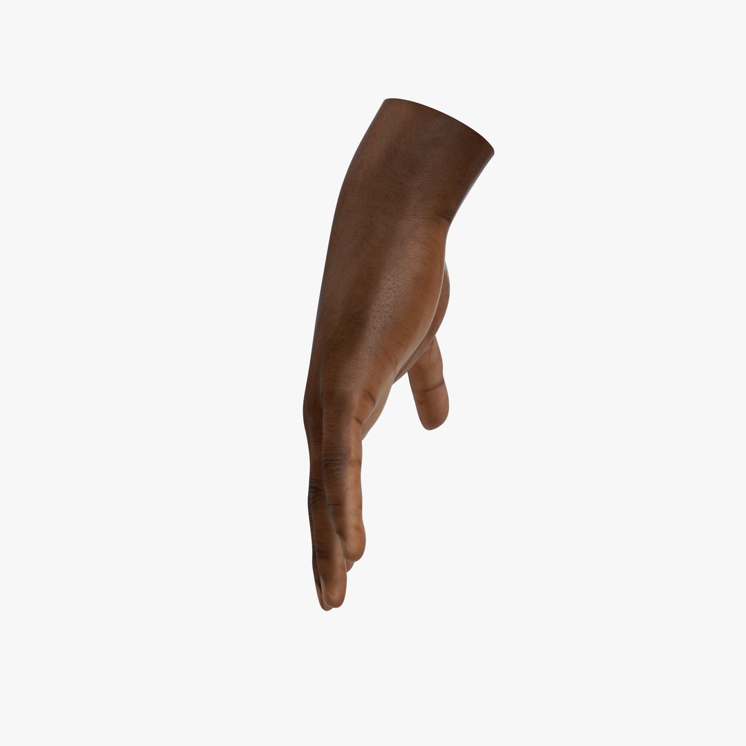3d Hand Skin Type 6 Model