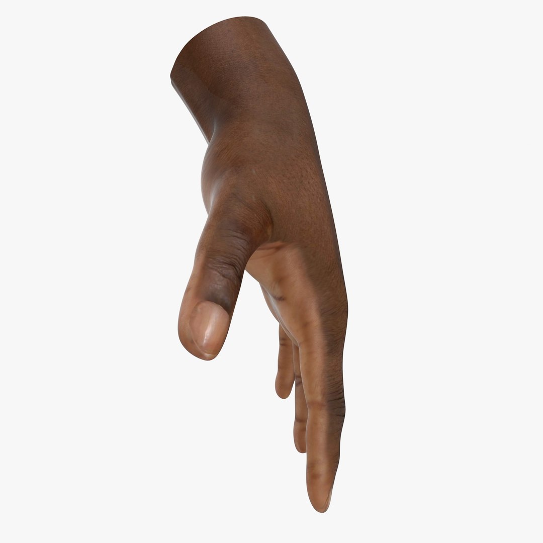 3d Hand Skin Type 6 Model