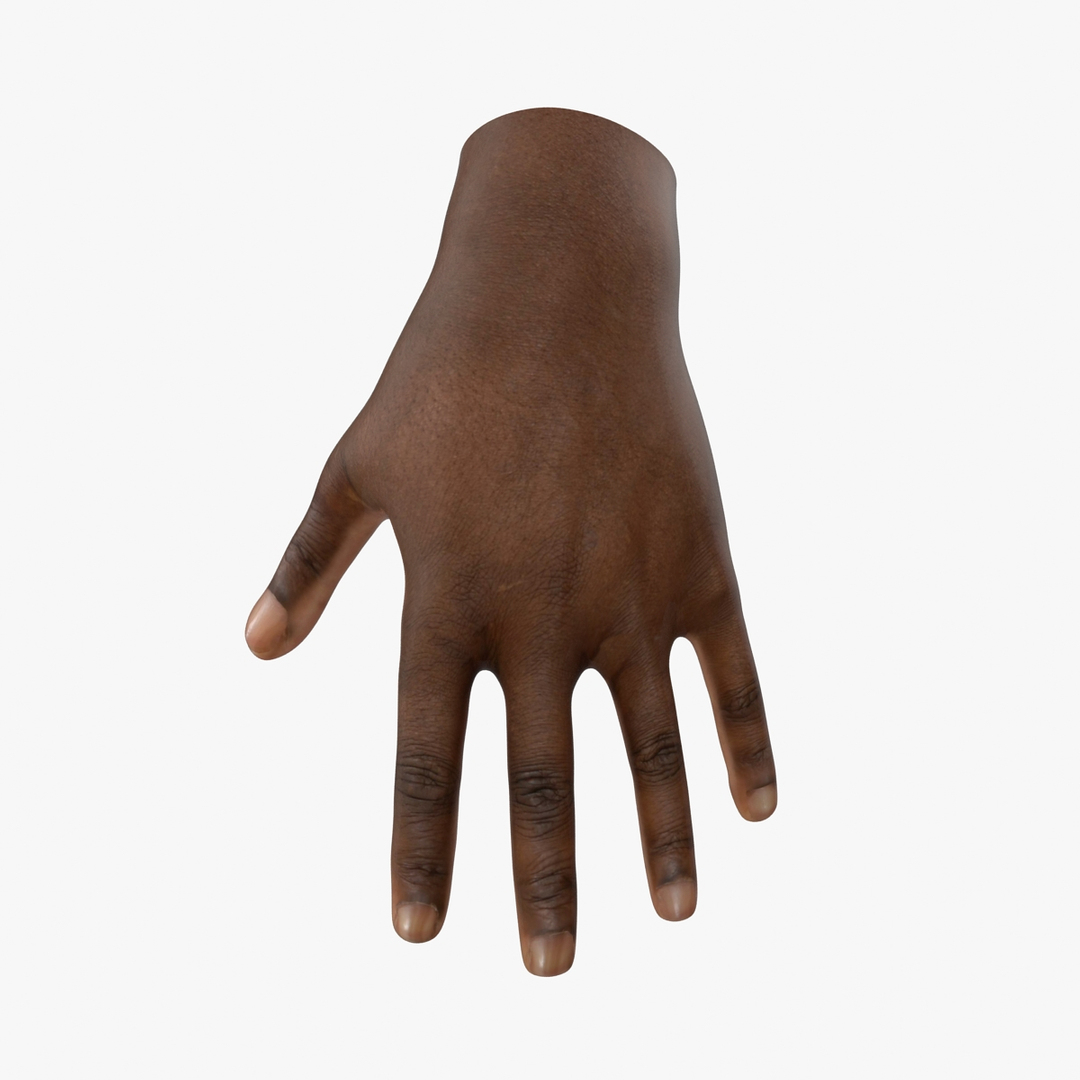 3d Hand Skin Type 6 Model