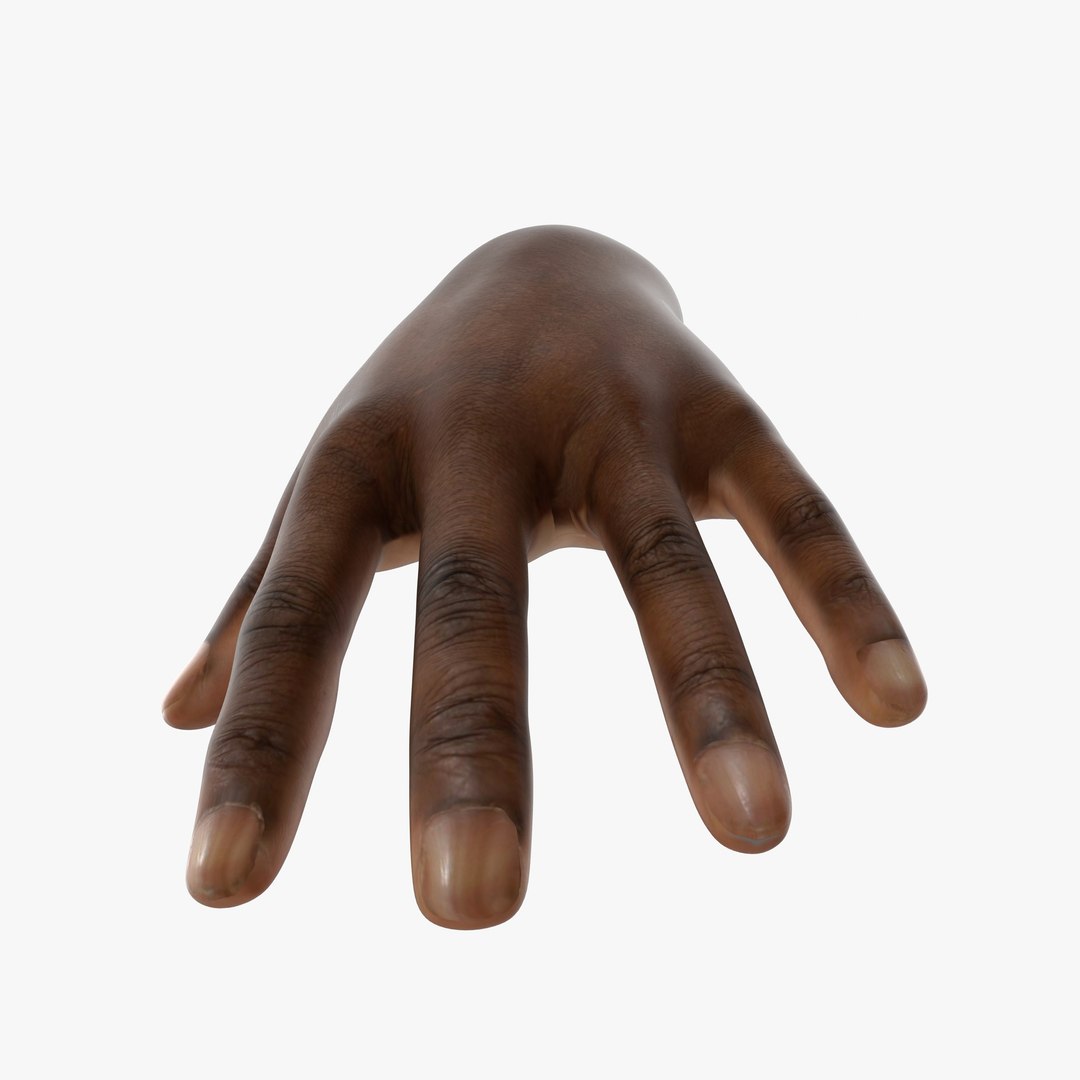 3d Hand Skin Type 6 Model