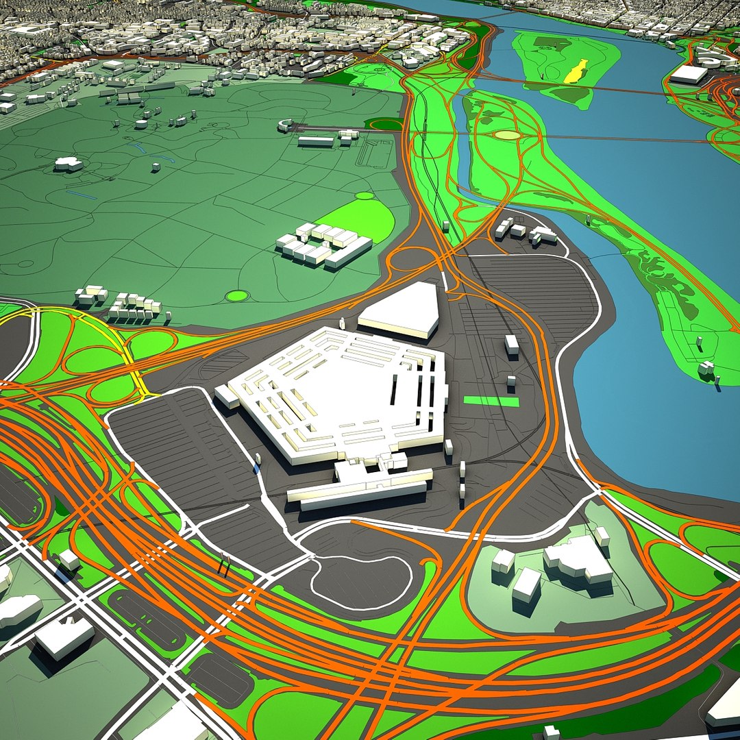 Washington Dc Cityscape 3D - TurboSquid 1466814