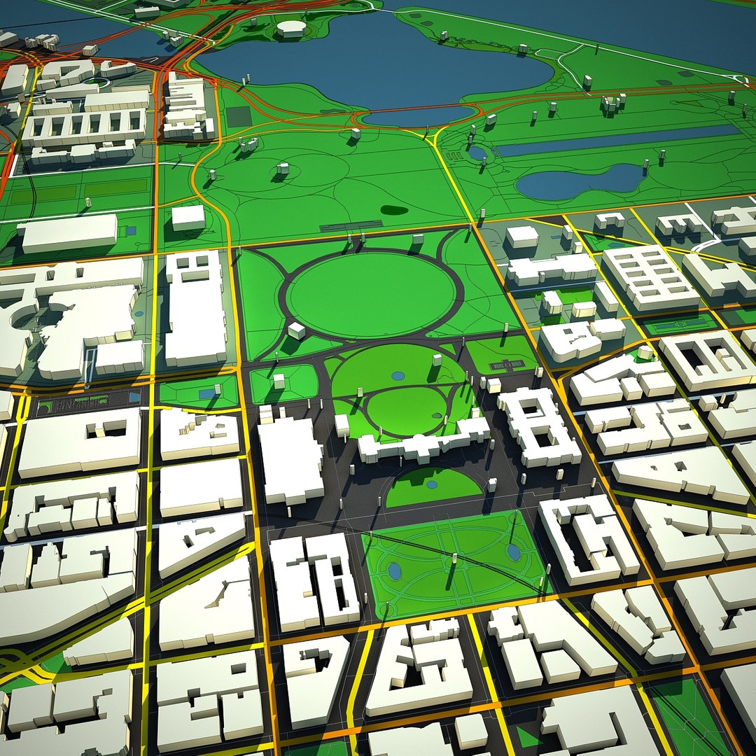 Washington Dc Cityscape 3D - TurboSquid 1466814