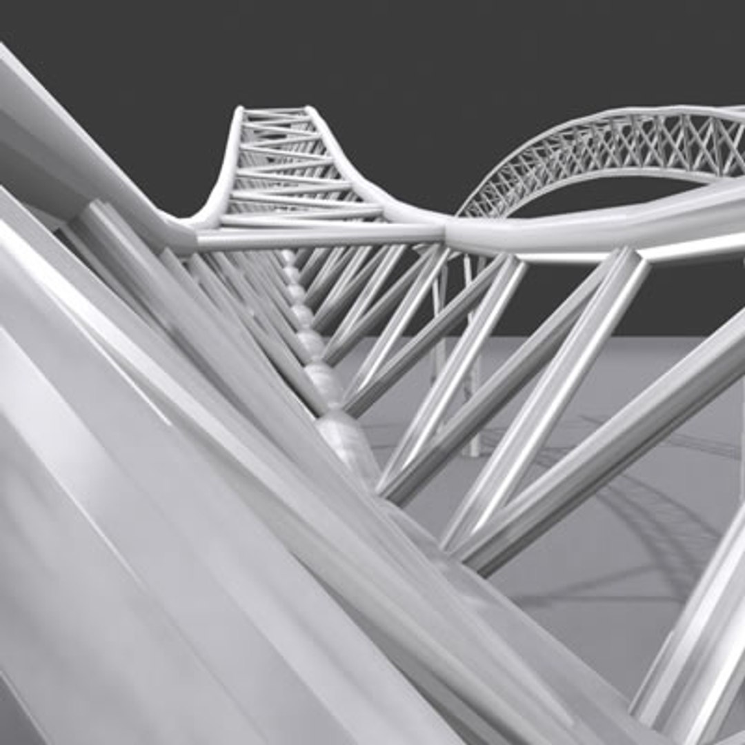 3d model steel structure truss