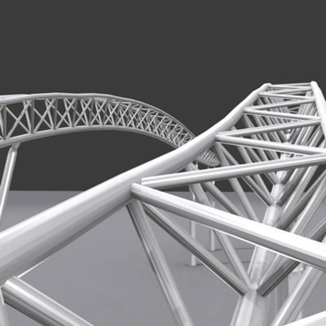 3d model steel structure truss