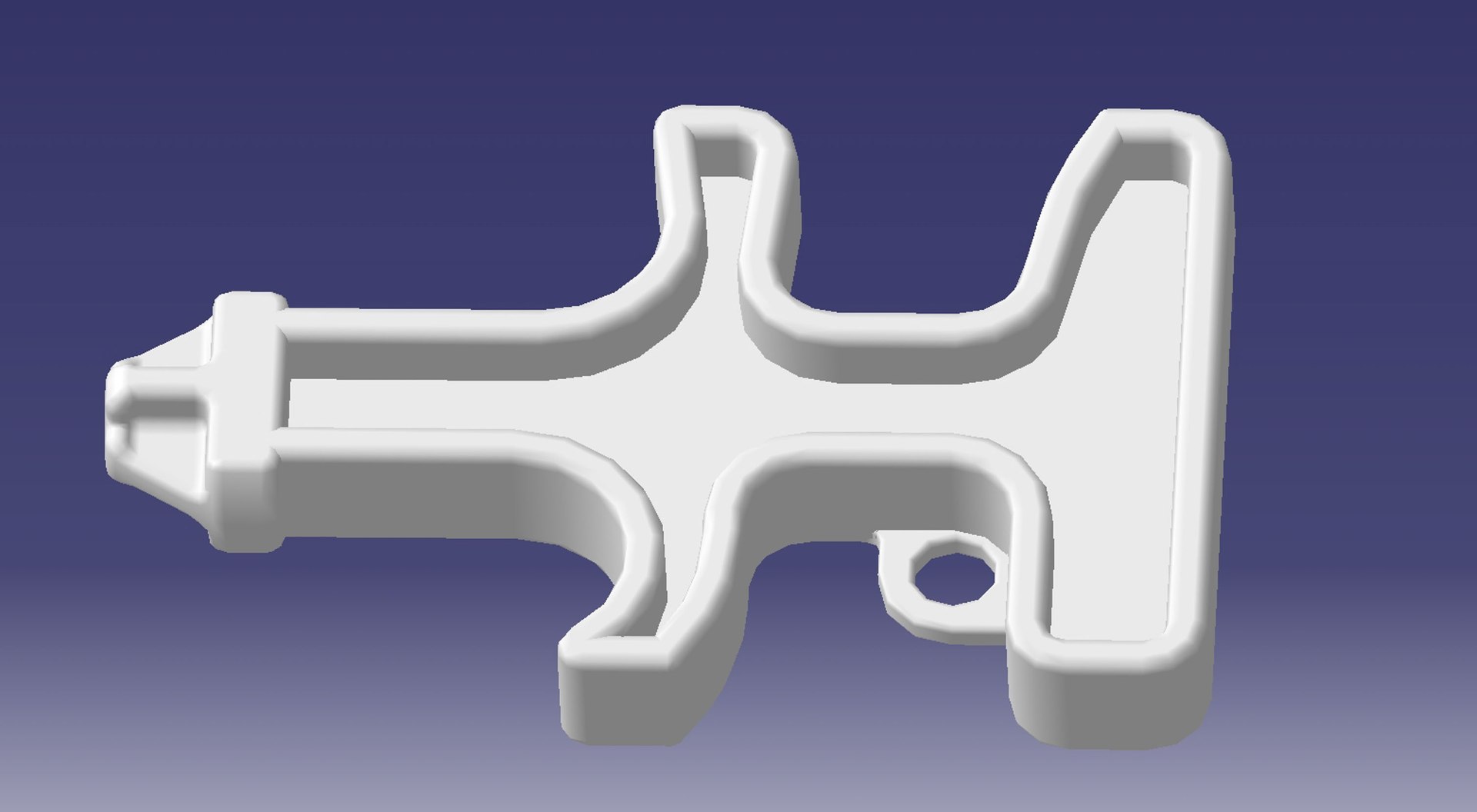3D elf-defense knuckle spike keychain model - TurboSquid 2130963