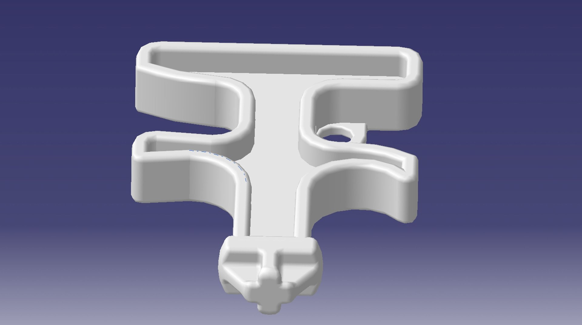 3D elf-defense knuckle spike keychain model - TurboSquid 2130963