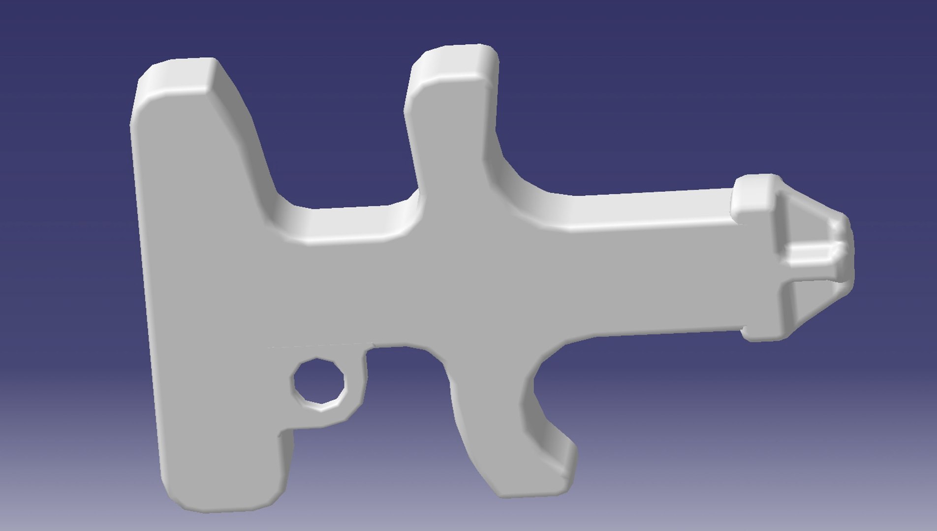 3D elf-defense knuckle spike keychain model - TurboSquid 2130963