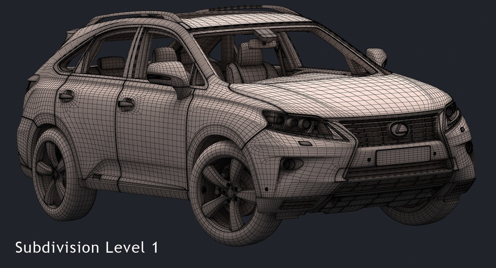 2015 Lexus Rx 450h 3d Max