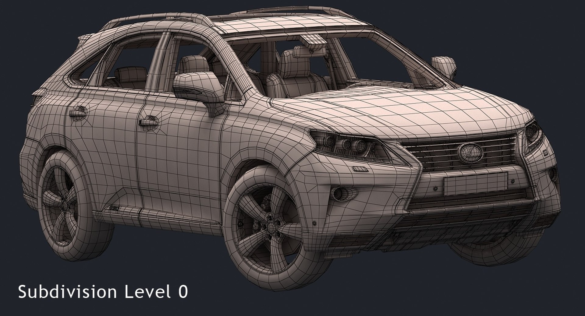 2015 Lexus Rx 450h 3d Max