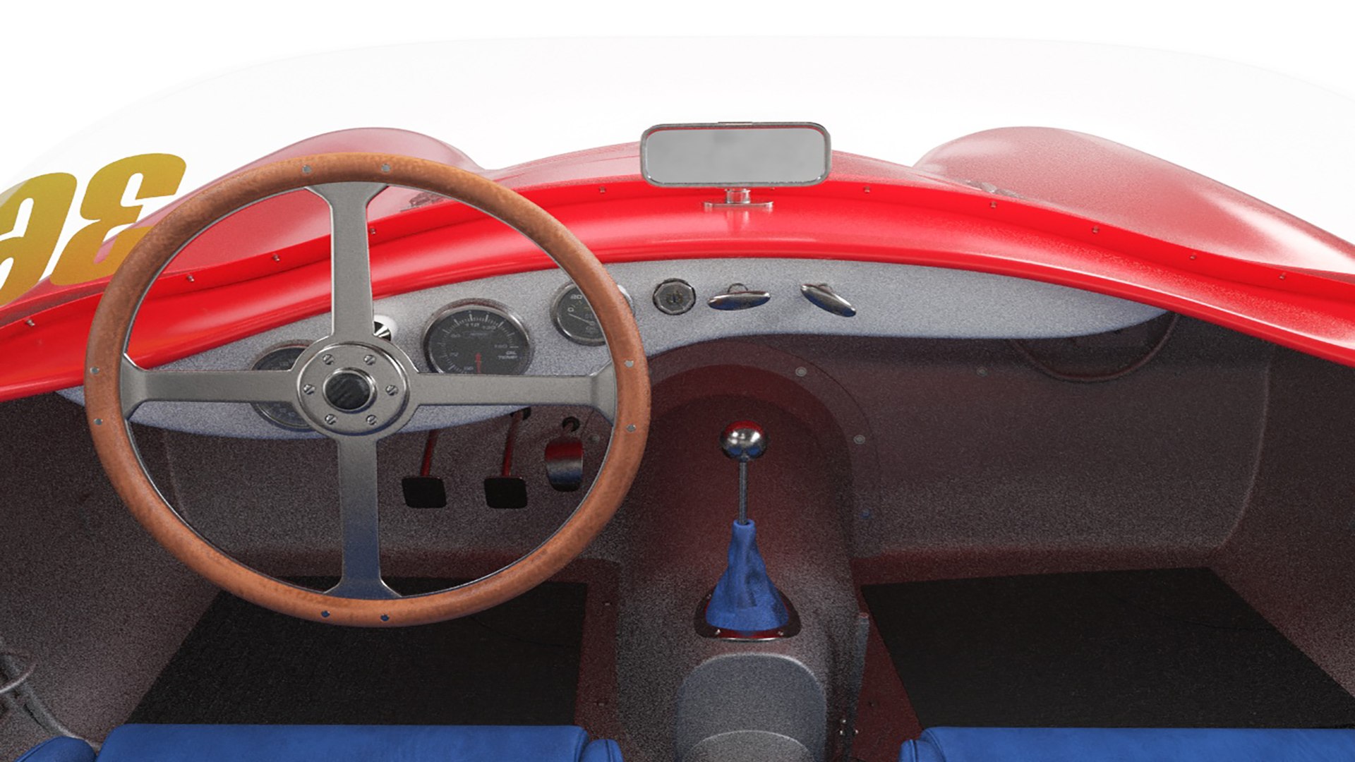 Osca Car Red 3D Model - TurboSquid 2245064