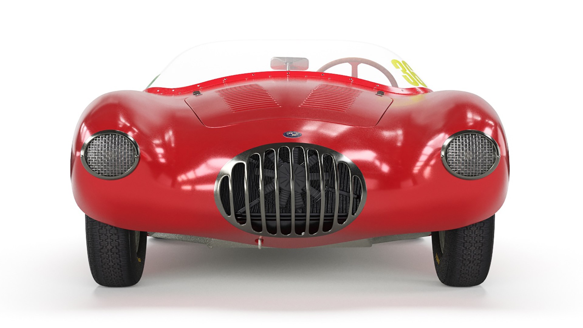 Osca Car Red 3D Model - TurboSquid 2245064