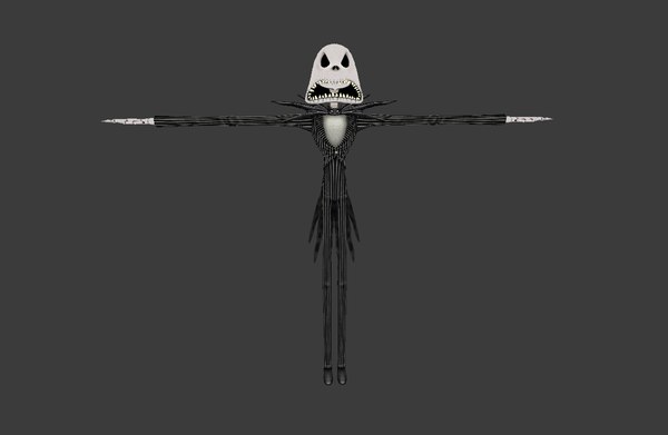 卡通骨架3D模型下载| TurboSquid