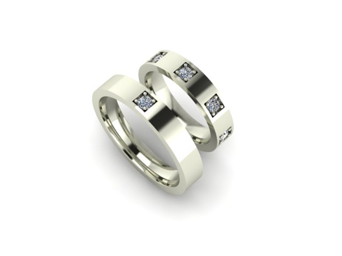 Weeding Rings 3D Model - TurboSquid 1548290