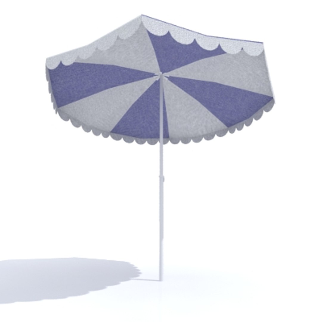 3d model umbrella sun parasol