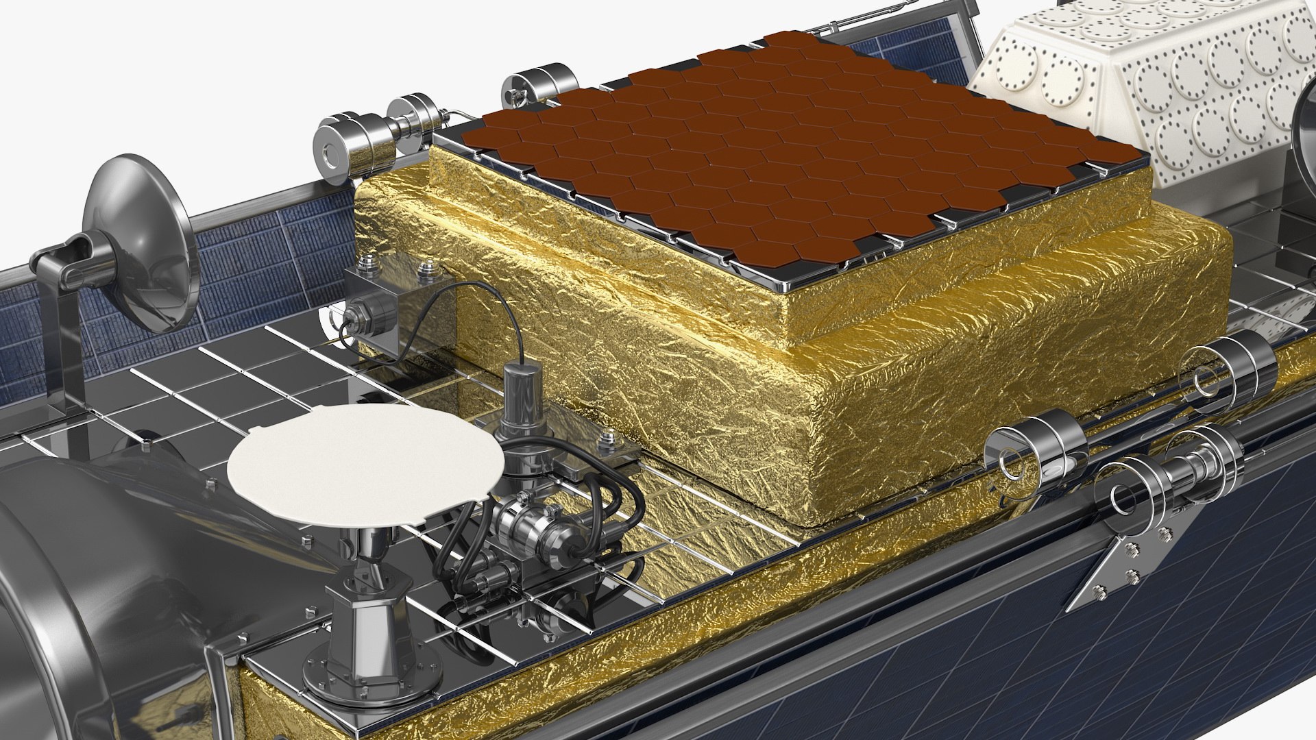 3D payload fairing communications satellite - TurboSquid 1493392