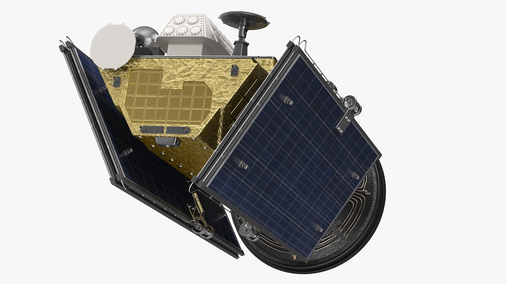 3D payload fairing communications satellite - TurboSquid 1493392