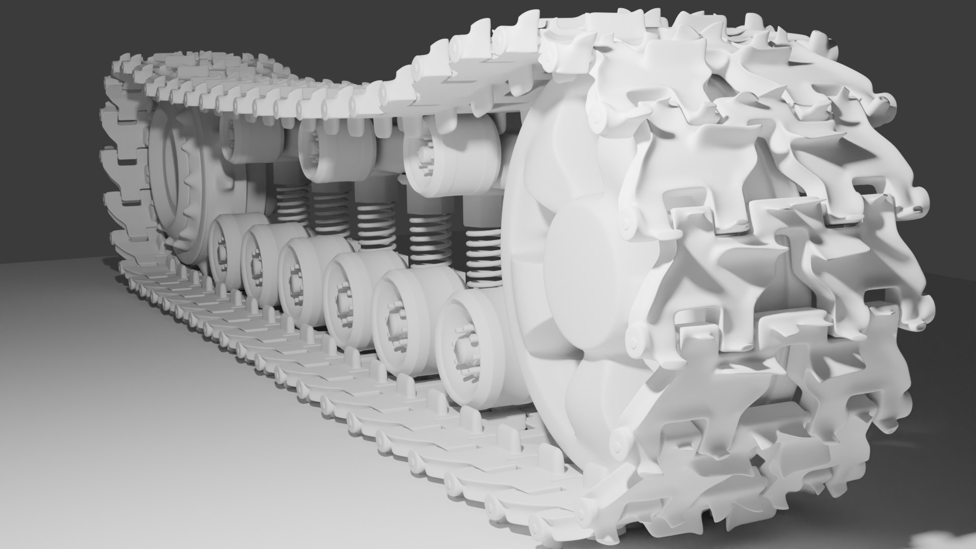 3D Model Realistic Caterpillar Track - TurboSquid 2362991