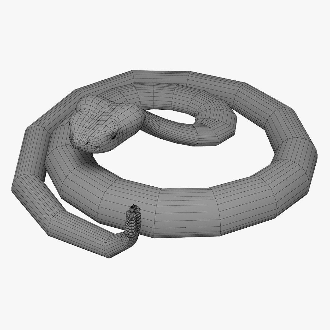 obj rattlesnake rattle snake
