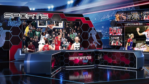 3D real time sports studio model - TurboSquid 1654625