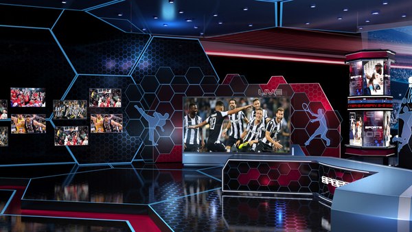 3D real time sports studio model - TurboSquid 1654625