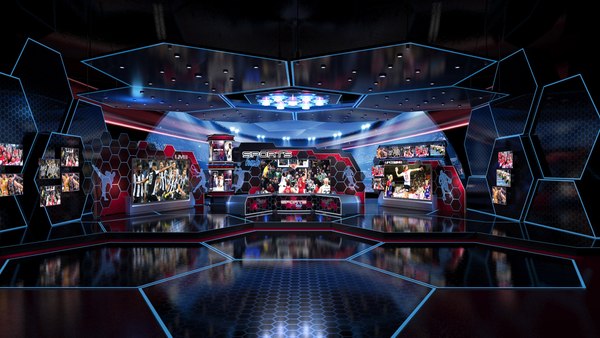 3D real time sports studio model - TurboSquid 1654625