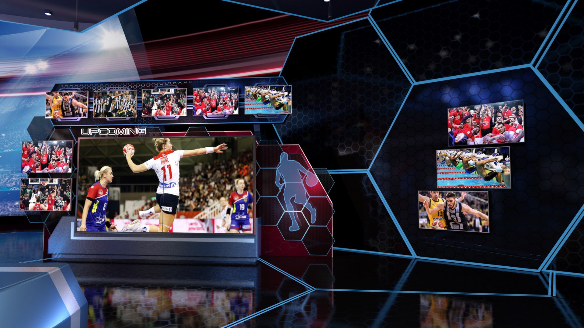 3D Real Time Sports Studio Model - TurboSquid 1654625