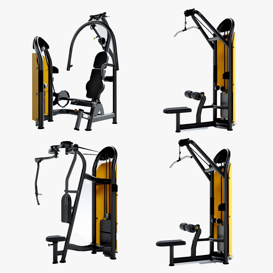 3D STRENGTH FITNESS MATERIAL VOL1 Model - TurboSquid 2197220