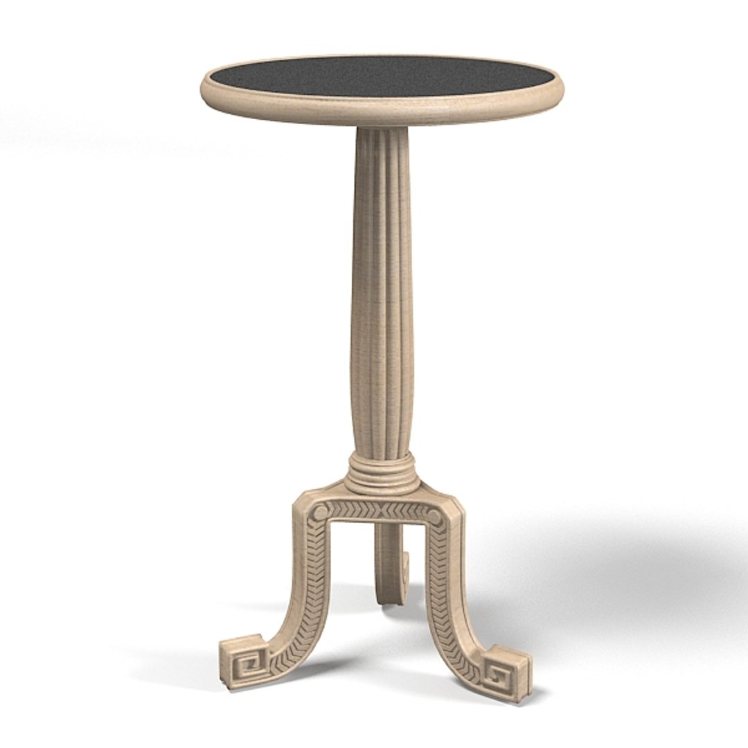 3d classic traditional pedestal model
