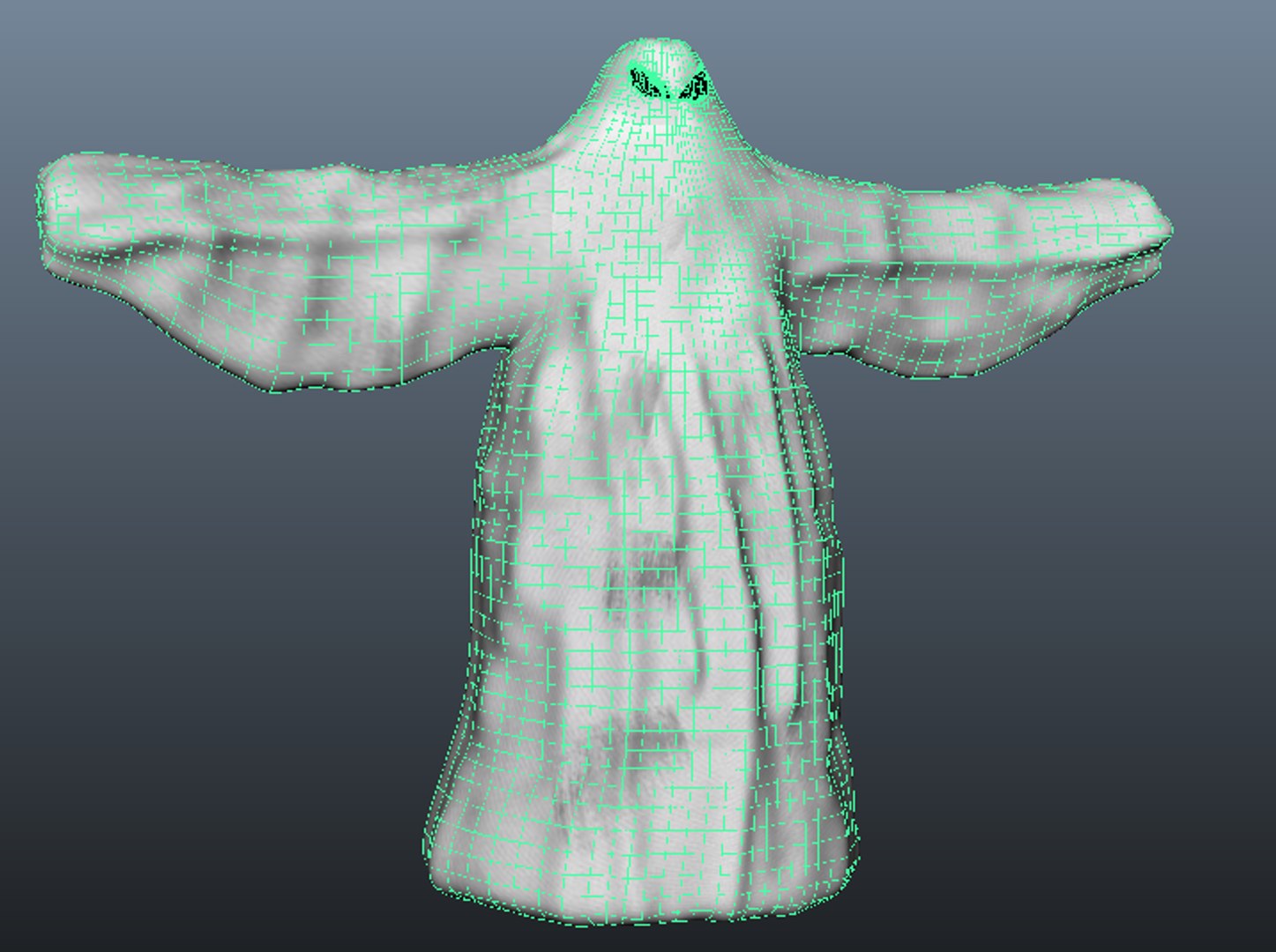 Rigged ghost character animation 3D model - TurboSquid 1394339