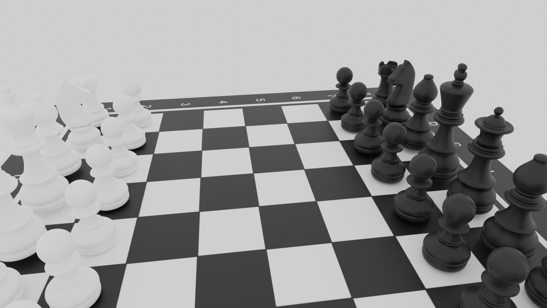 Chess Board 3D - TurboSquid 2262773