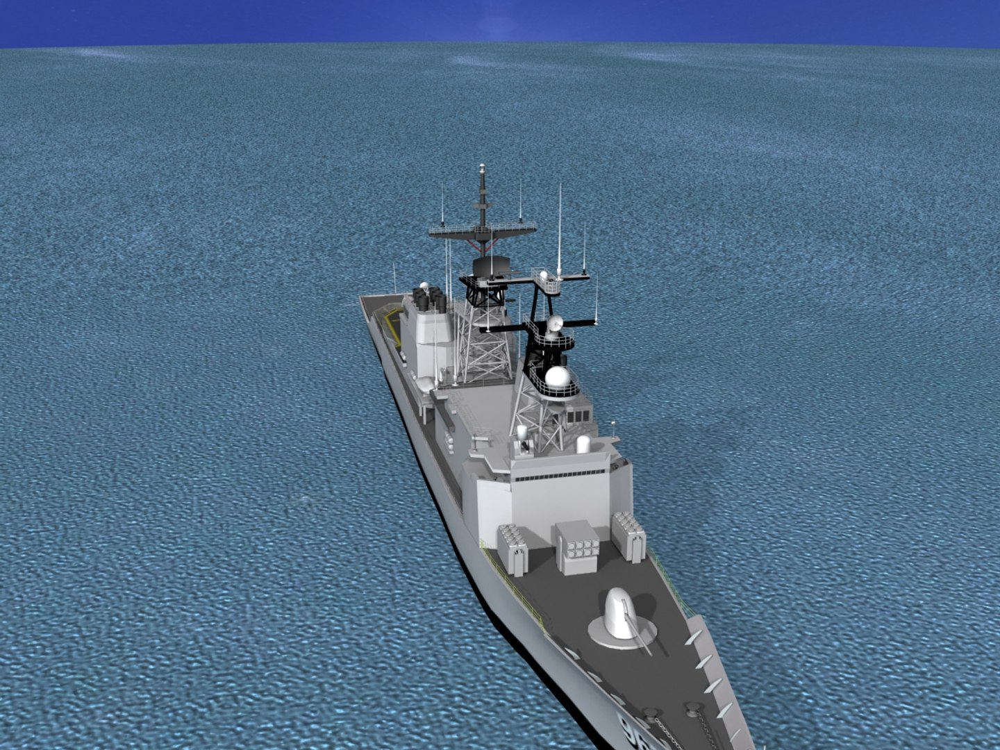 3d Model Destroyers Class Spruance