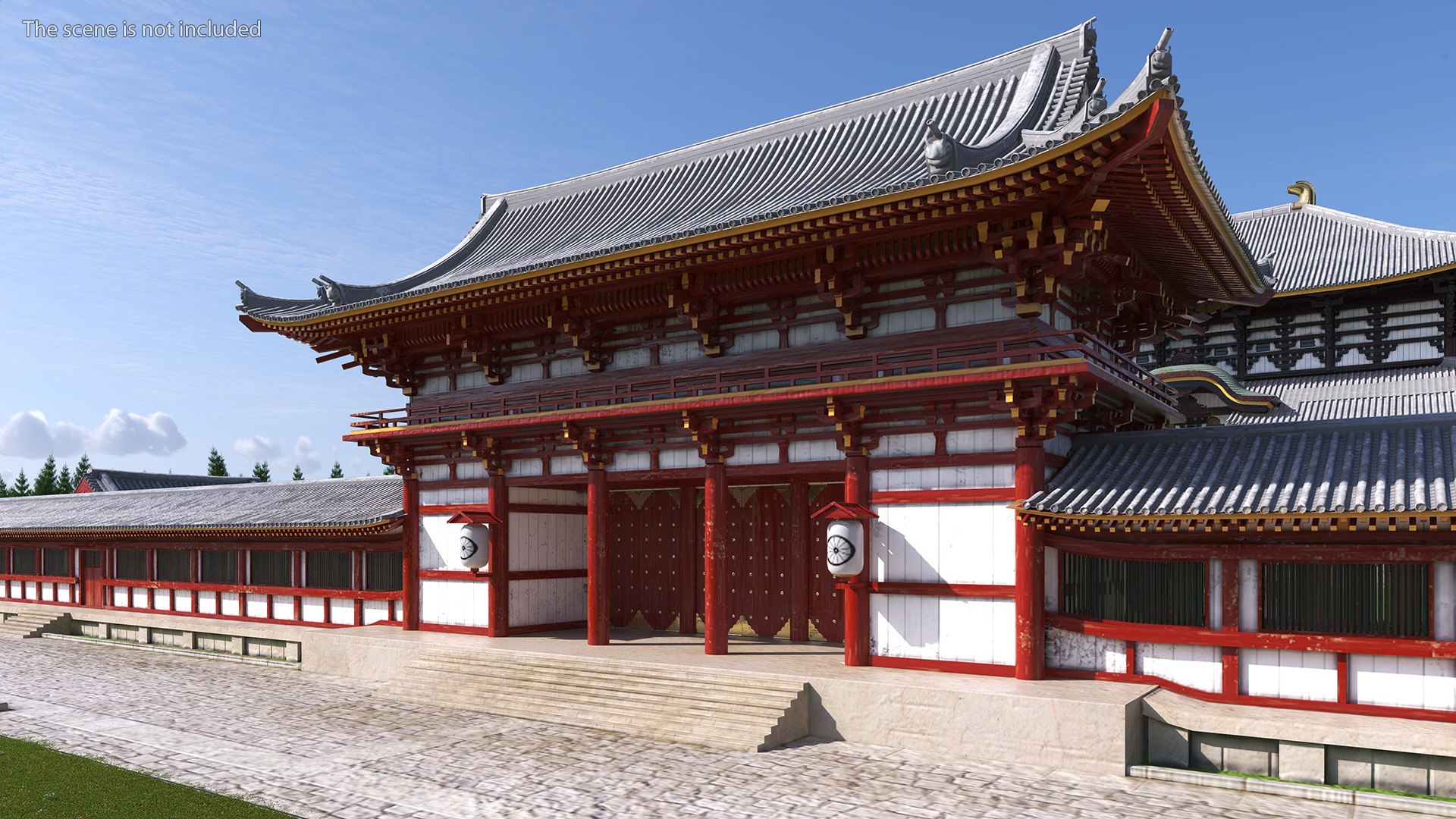 3D Buddhist Temple Gate Model - TurboSquid 2161873