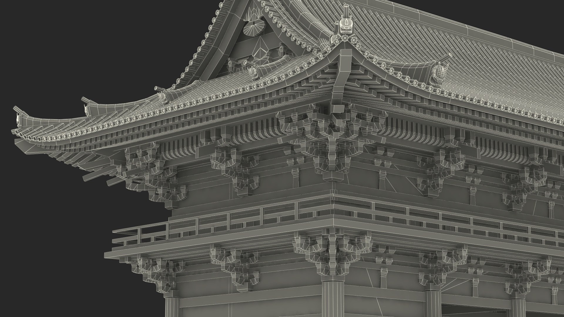 3D Buddhist Temple Gate Model - TurboSquid 2161873