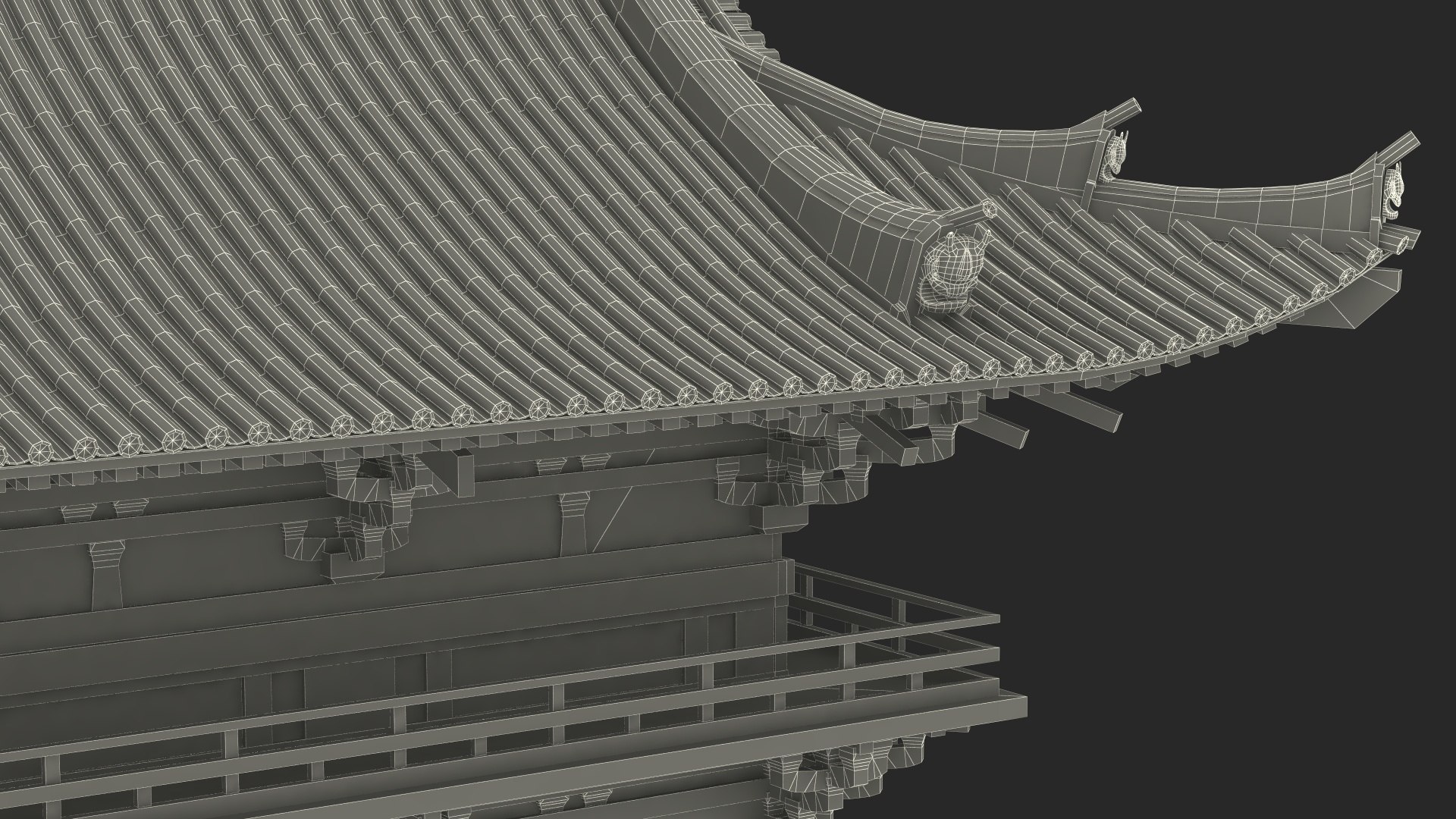 3D Buddhist Temple Gate Model - TurboSquid 2161873