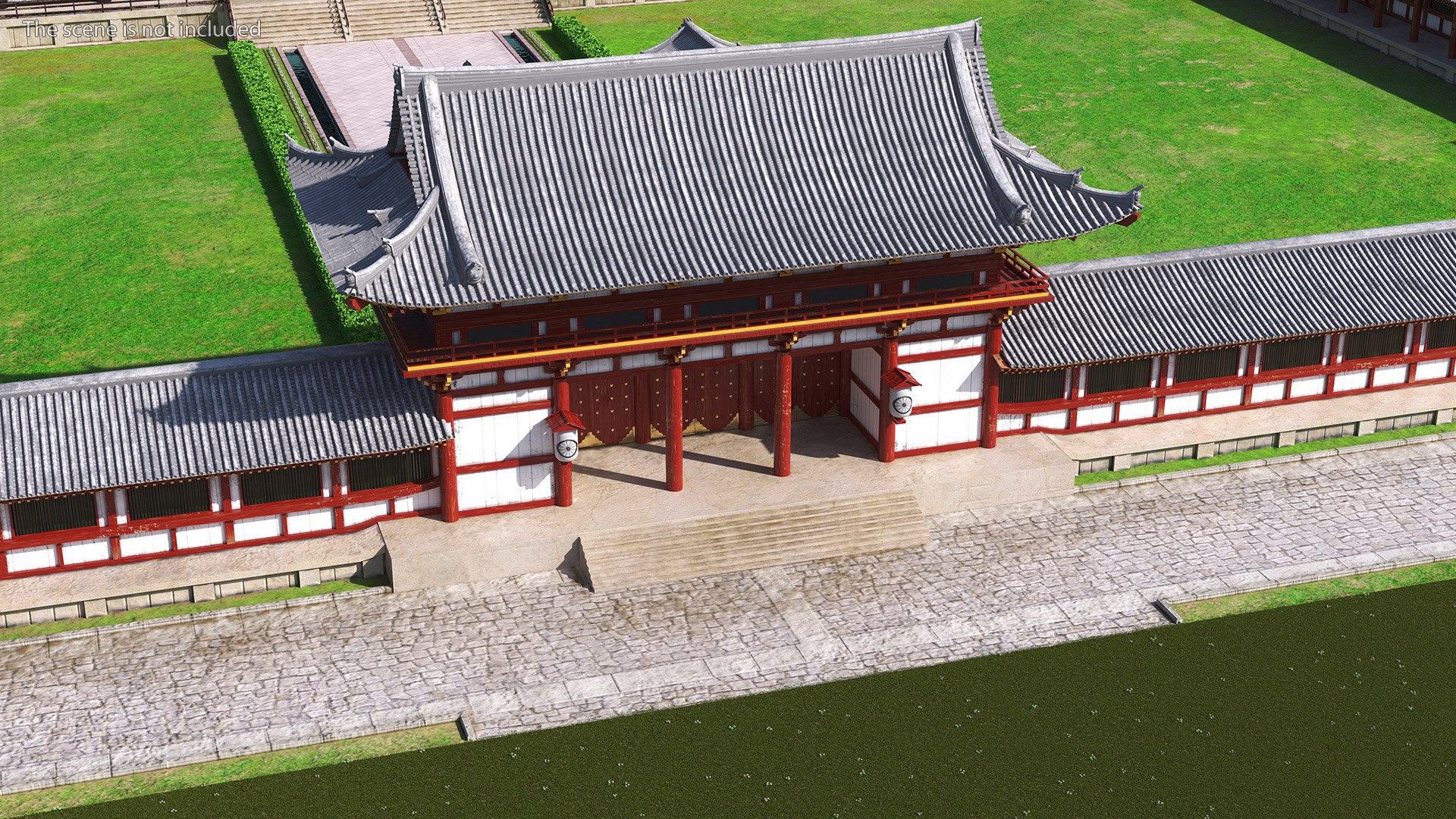 3D Buddhist Temple Gate Model - TurboSquid 2161873