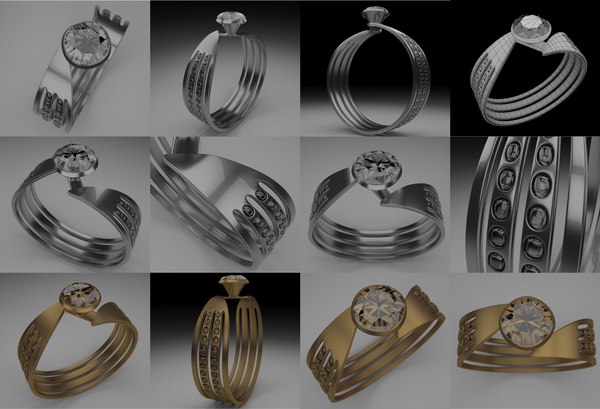 Ring design 3D - TurboSquid 2032232