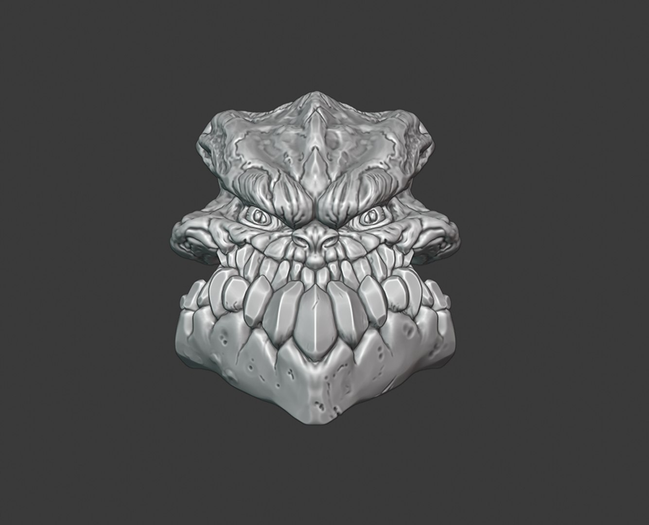 Groll Skull Creature 3D - TurboSquid 1551524