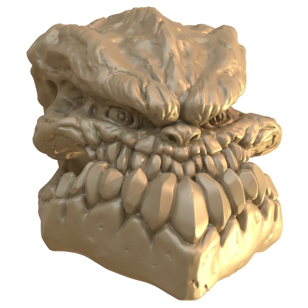 Groll Skull Creature 3D - TurboSquid 1551524