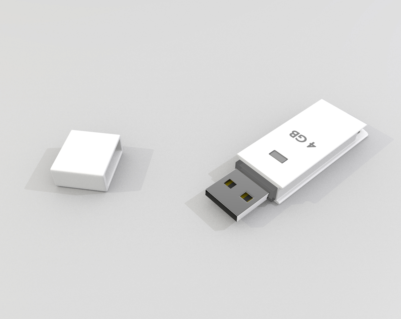 3d model flash drive