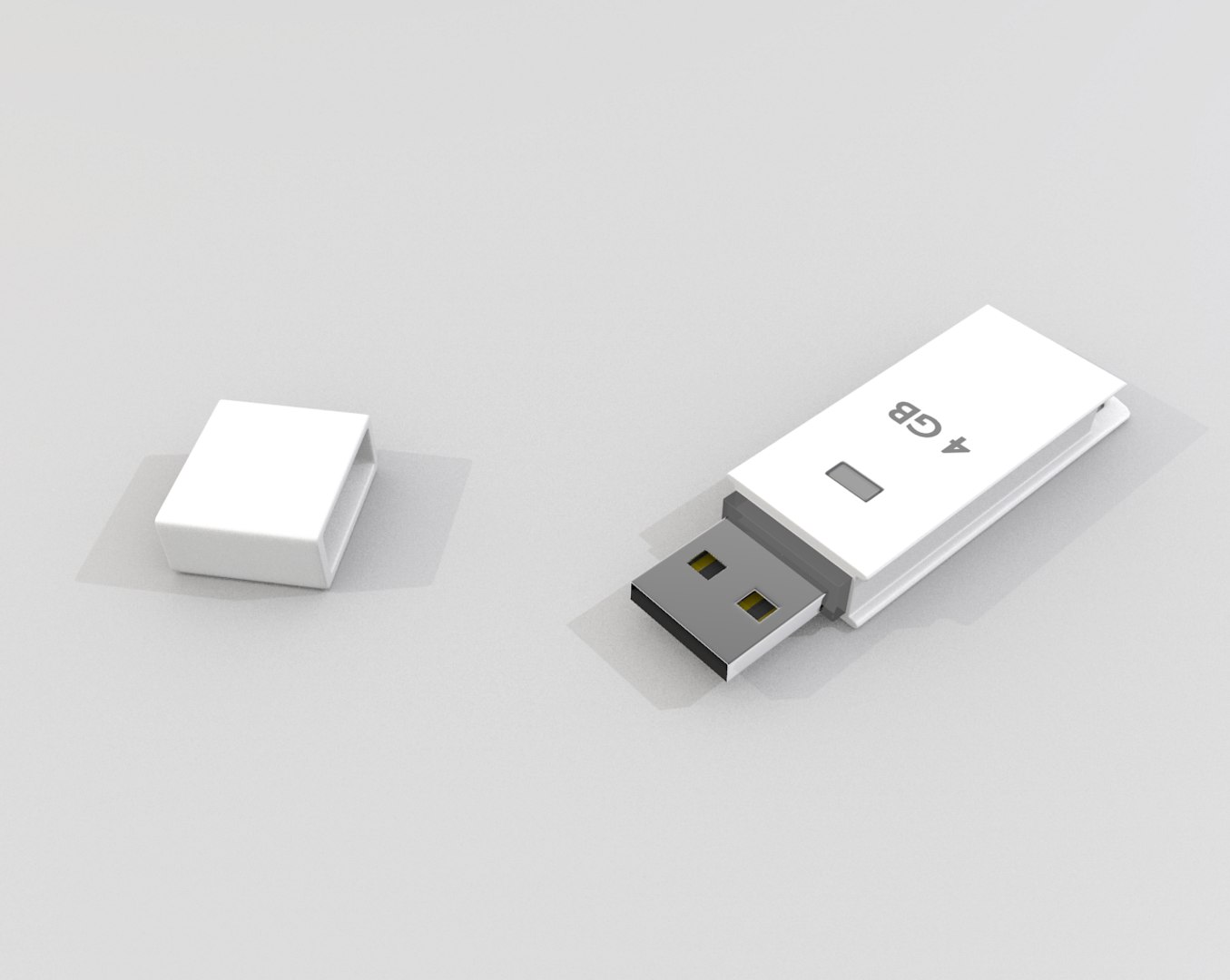 3d Model Flash Drive