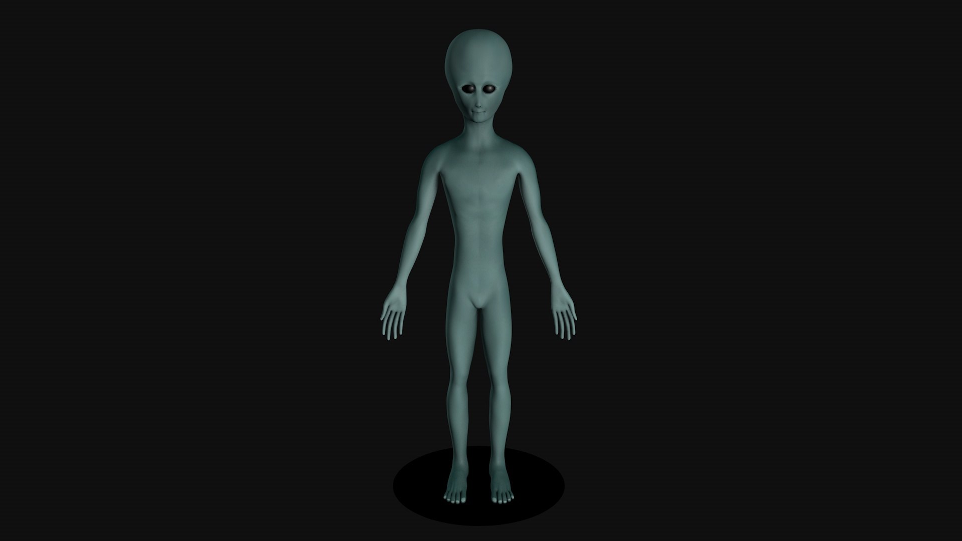 3D Model Alien Gray - TurboSquid 2305861