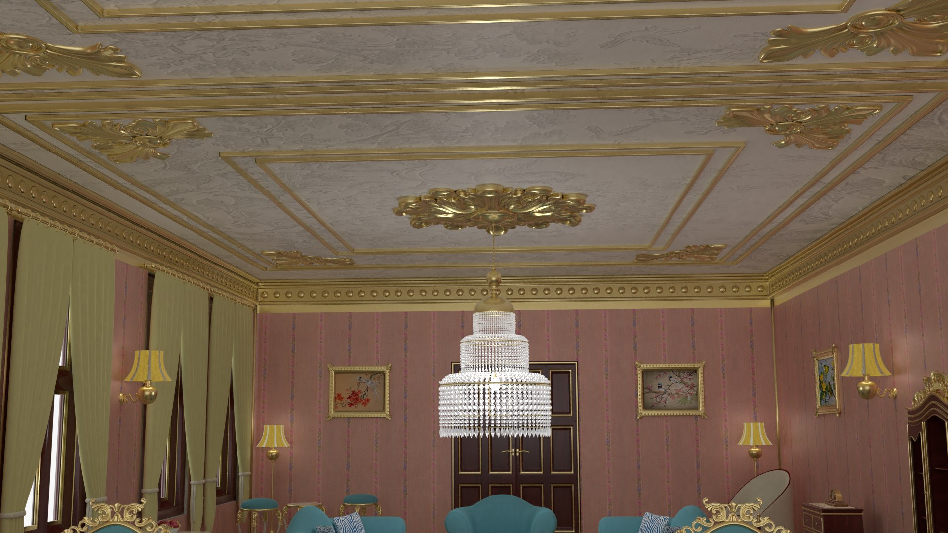 3D Model Room Victorian - TurboSquid 1808008