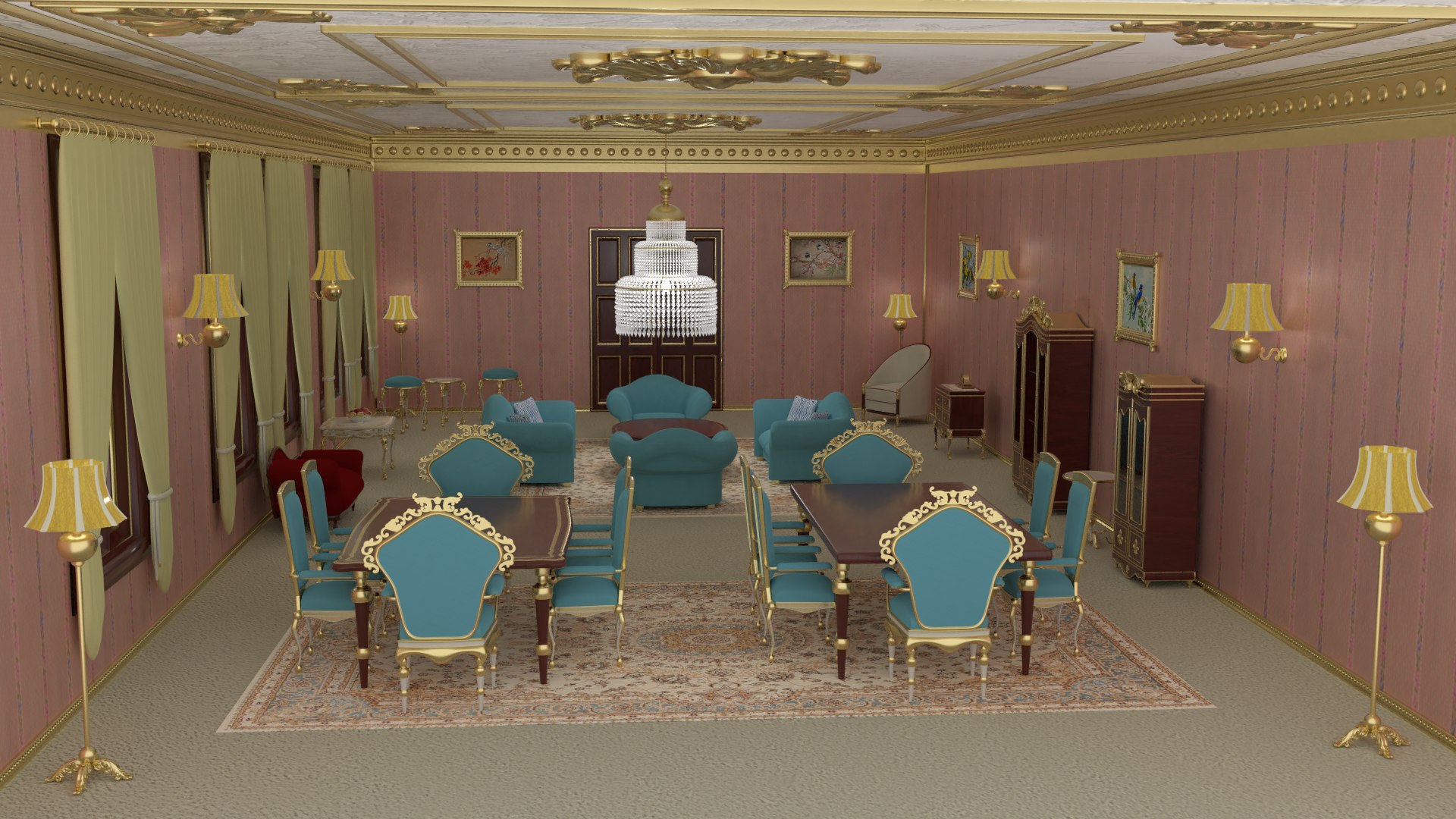 3D model Room Victorian - TurboSquid 1808008