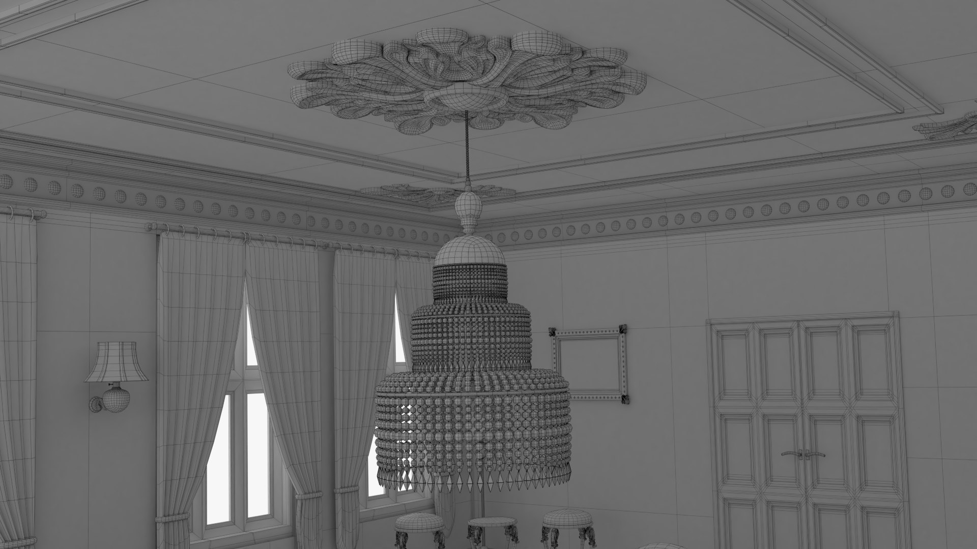 3D Model Room Victorian - TurboSquid 1808008