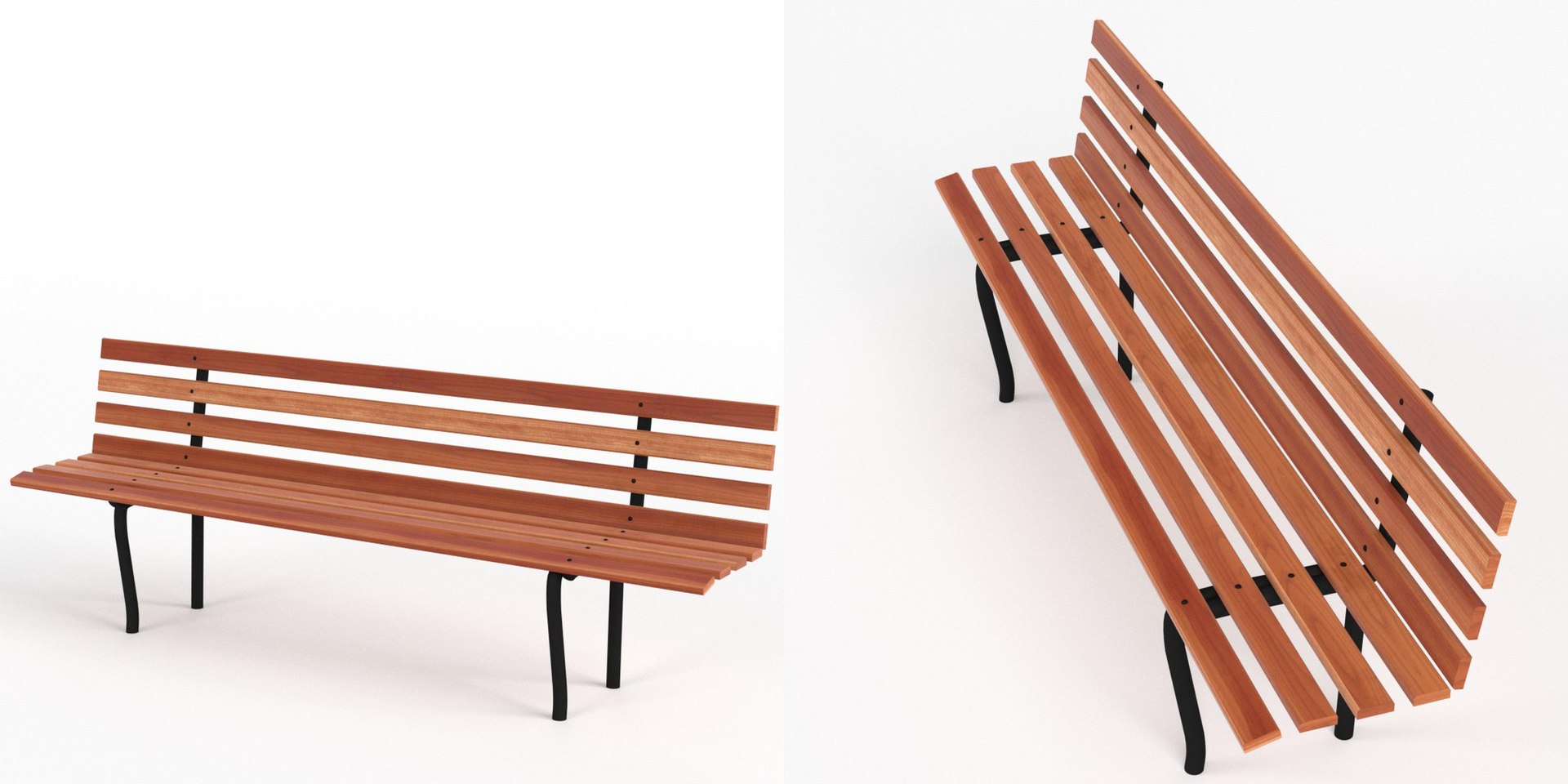Park Bench 3d Max