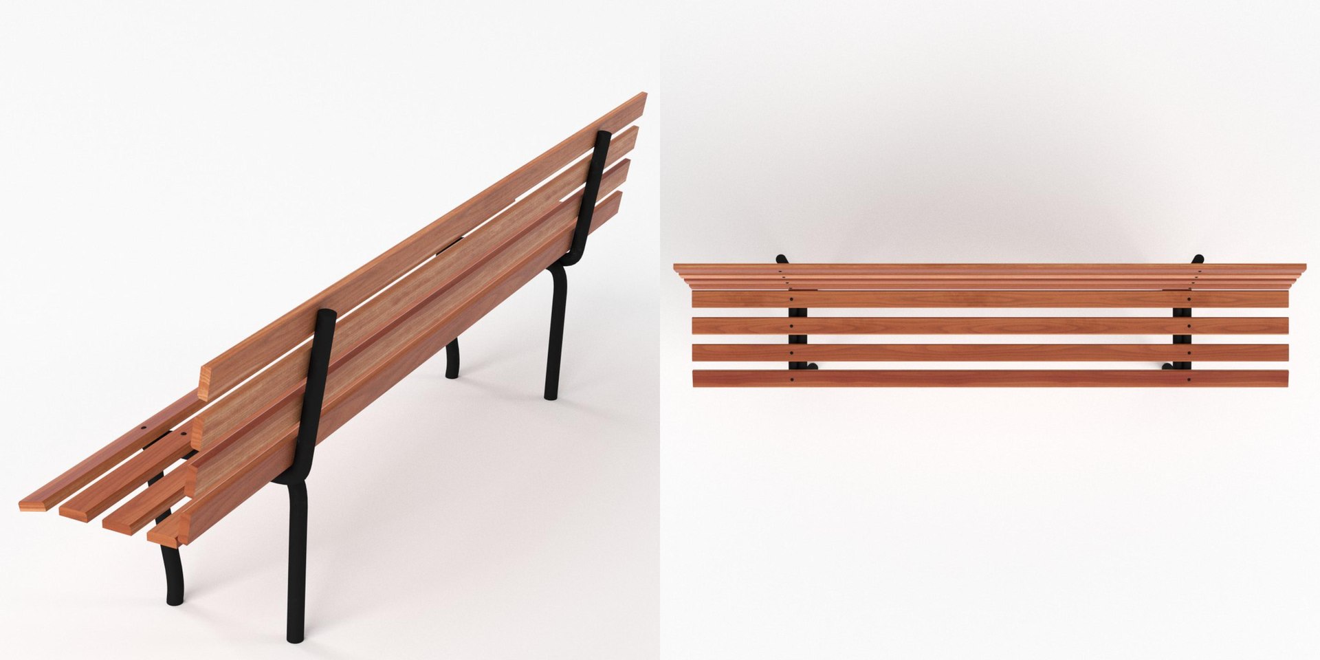 Park Bench 3d Max