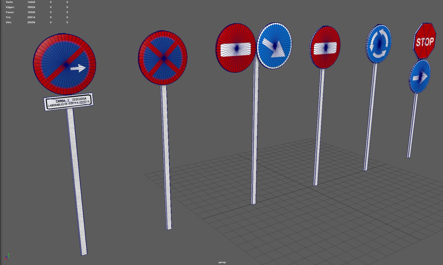 3D Traffic Signals Model - TurboSquid 1639058